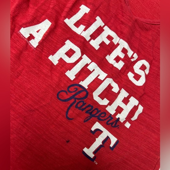 Tops | Texas Rangers Tank Lifes A Pitch | Poshmark